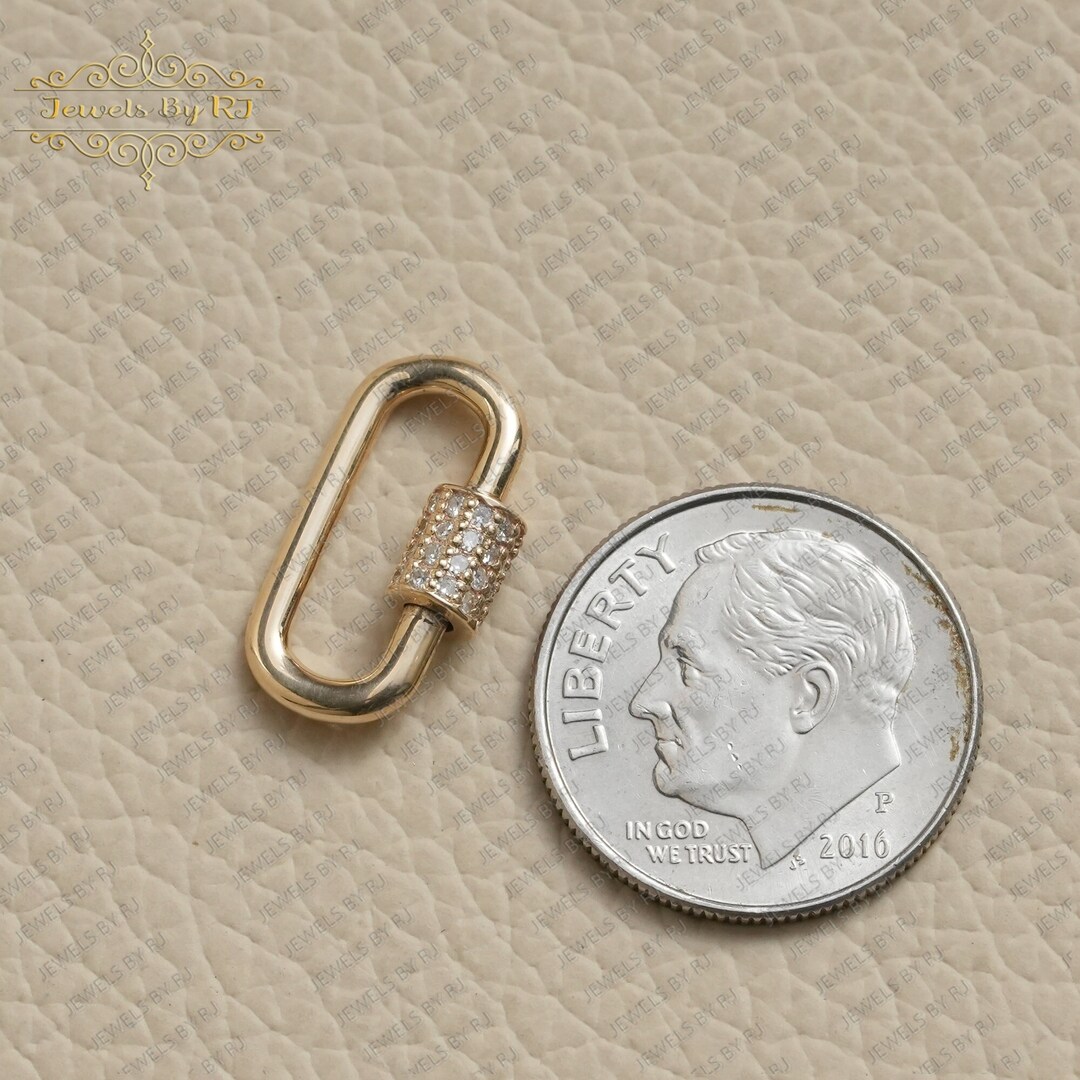 Pave Diamond Gold Clasp, Pave Diamond Clasp, 14K Solid Gold Clasp ...