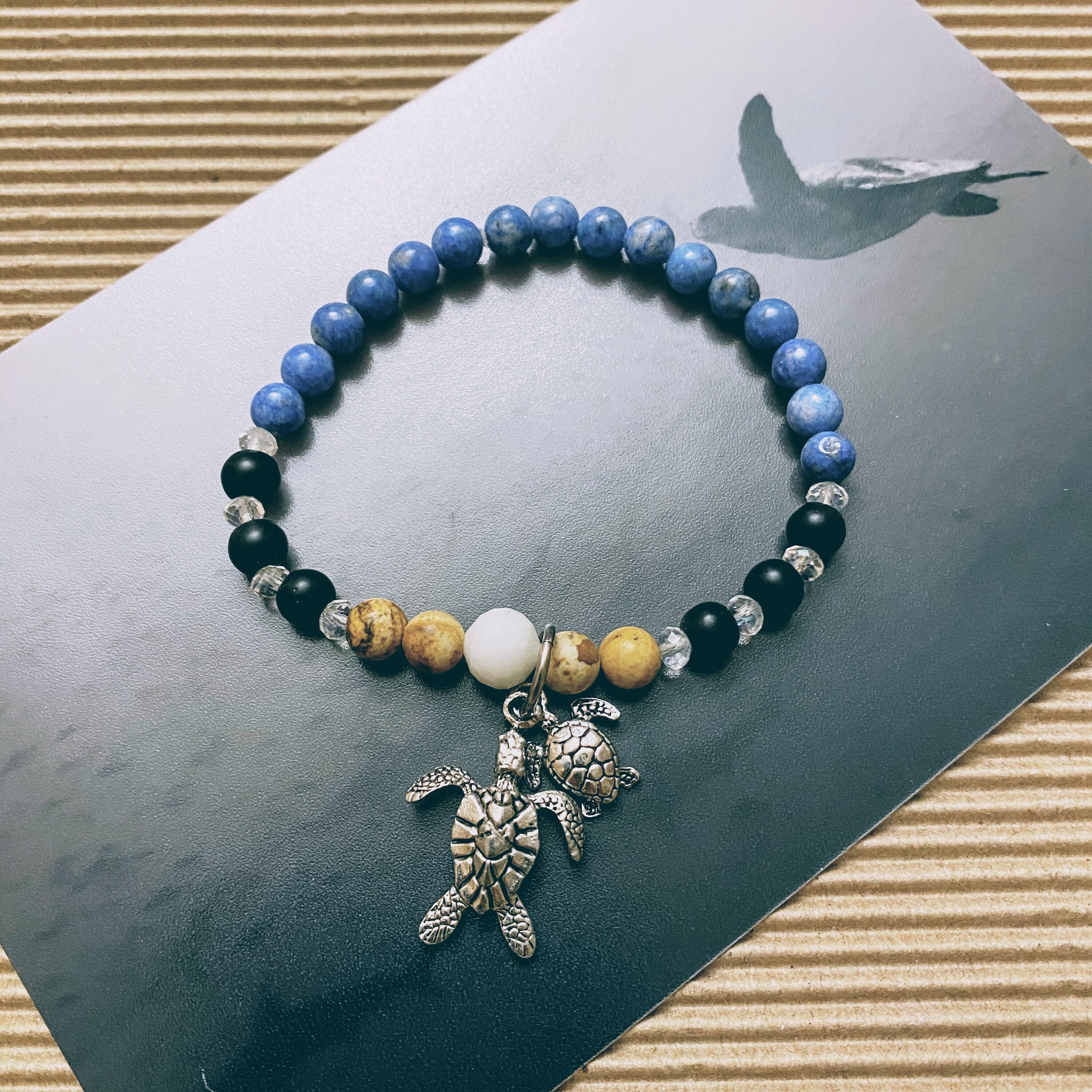 Story of the Sea Turtle Charm Bracelet Mother and Baby Turtle - Etsy