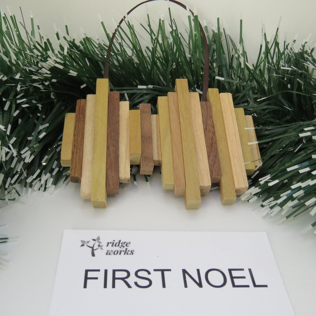 First Noel Sound Wave Christmas Ornament - Etsy