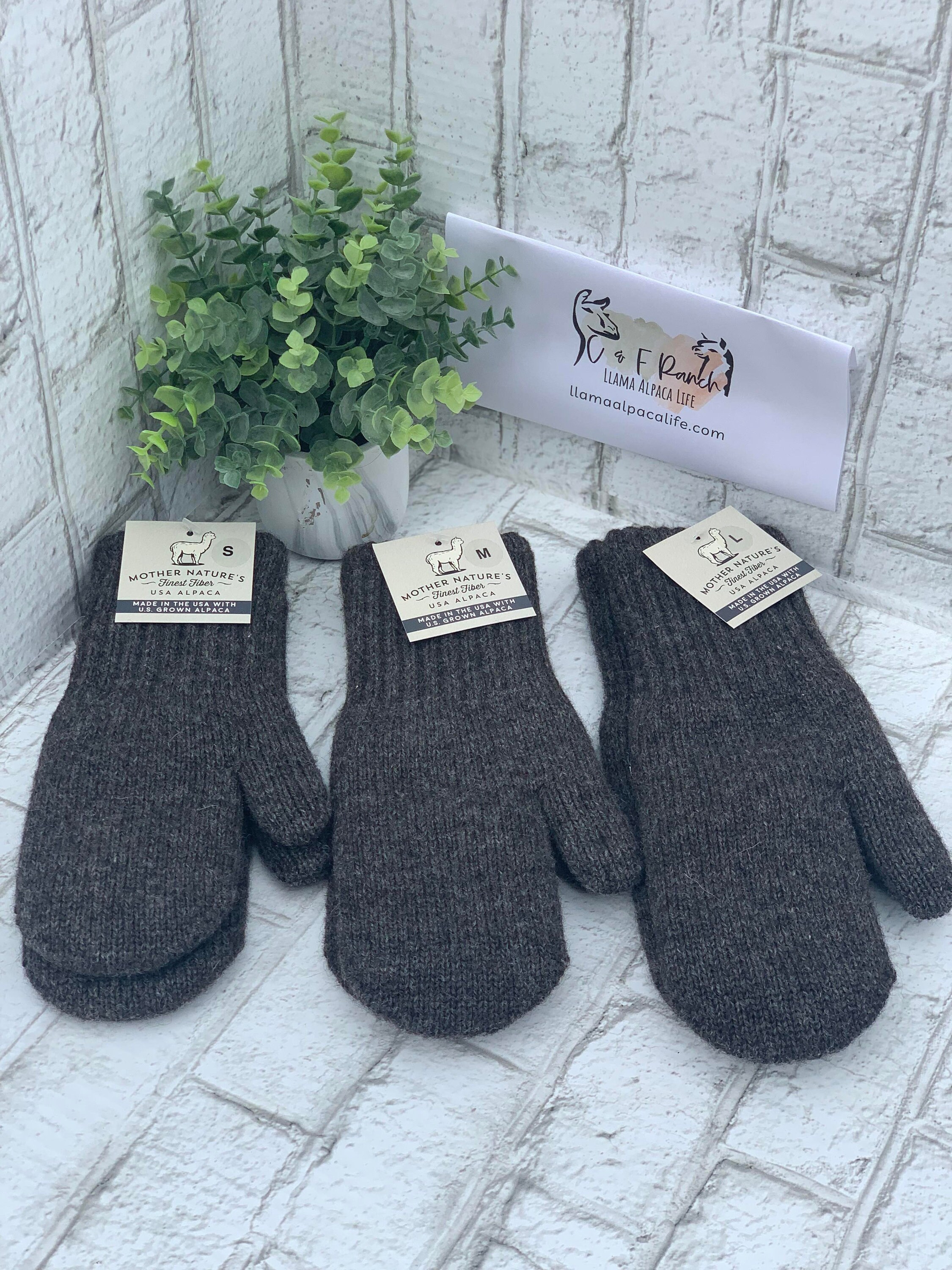 Alpaca Mittens Adult Boulce Lined- NATURAL COLORS - Etsy