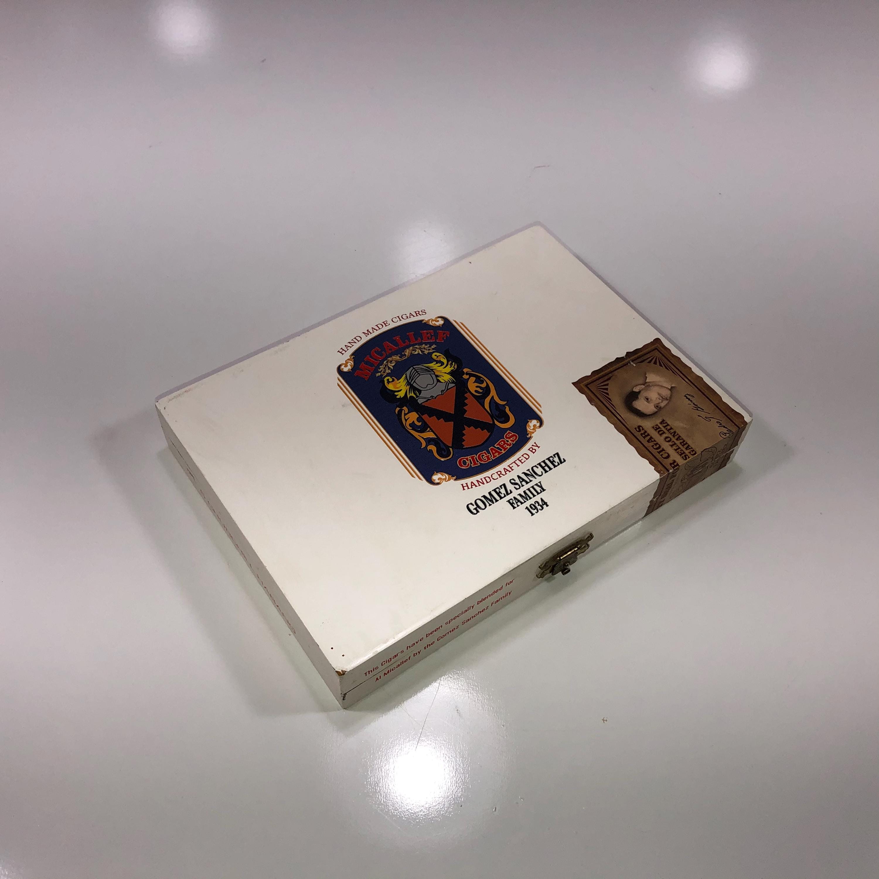 Micallef Empty Wooden Cigar Box 8x5.75x1.25 - Etsy