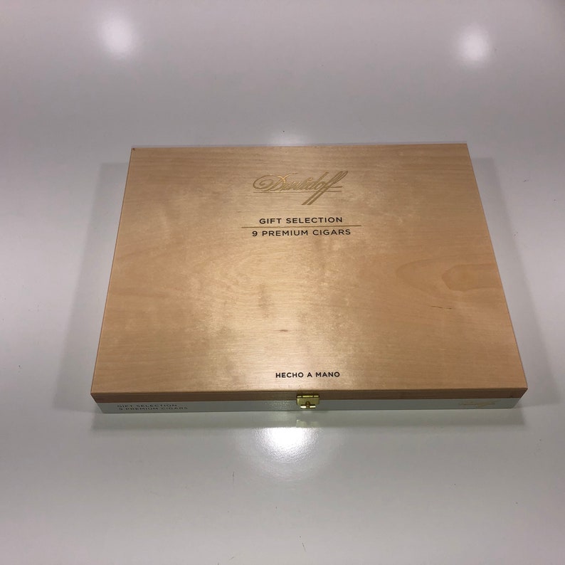 Davidoff Empty Wooden Cigar Box 10.75x8.5x1.25 - Etsy