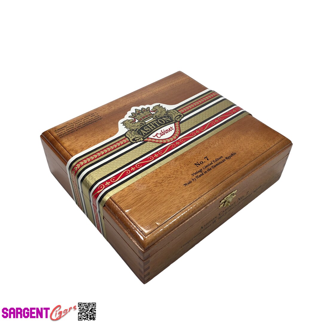 Ashton Cabinet No7 Empty Wooden Cigar Box 8.25x7.25x2.75 - Etsy