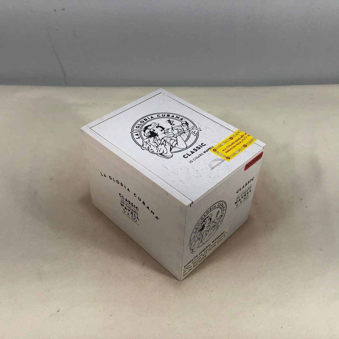 La Gloria Classic Wavell Empty Wooden Cigar Box 4.5x5.75x4.5 - Etsy