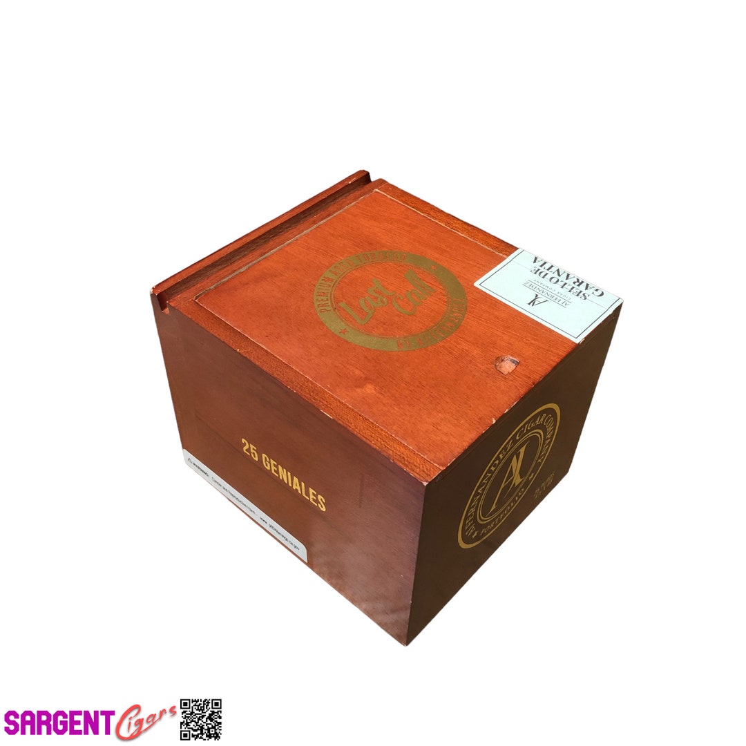 Aj Fernandez Geniales Empty Wooden Cigar Box 5x6x4.5 - Etsy
