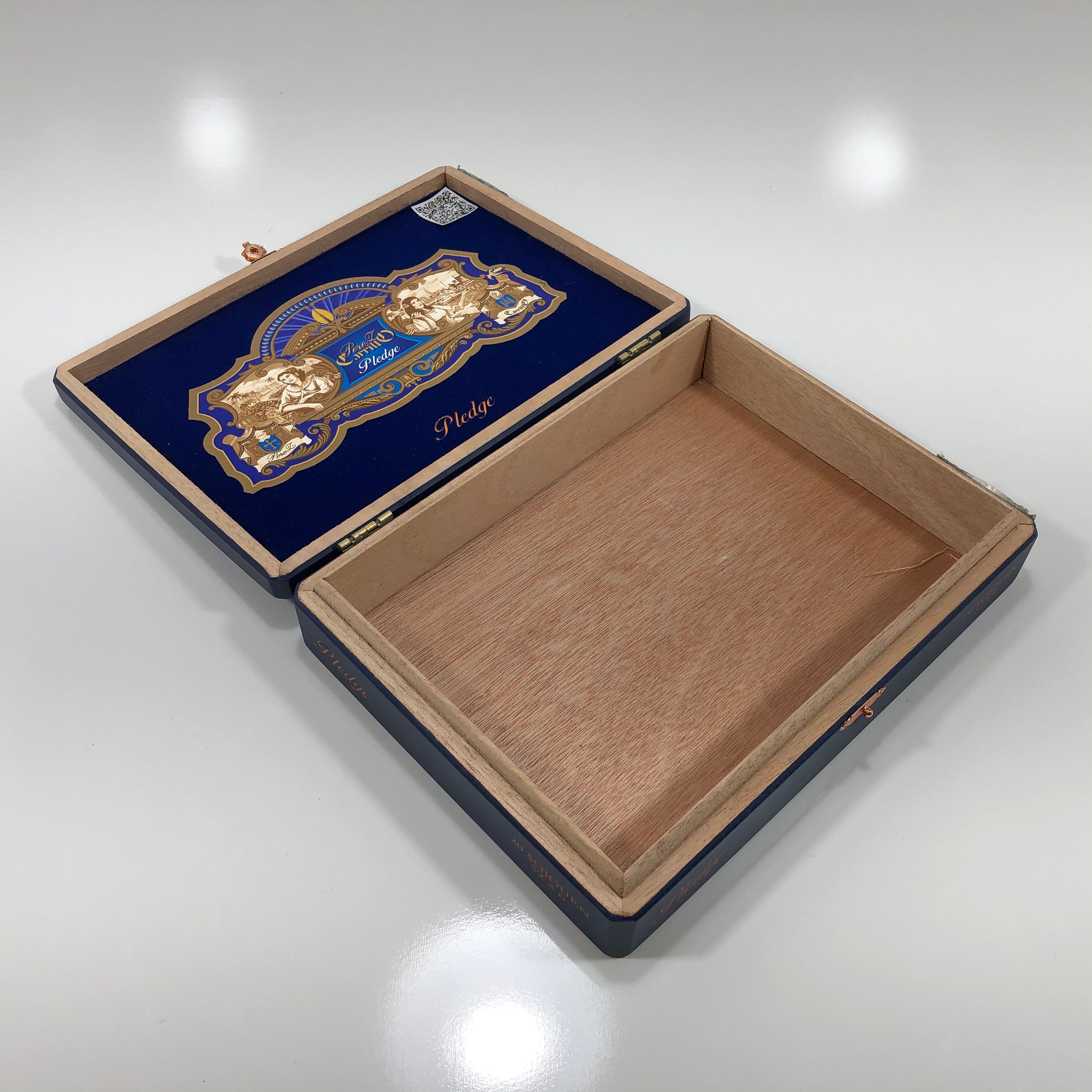 Ep Carrillo Pledge Sojourn Empty Wooden Cigar Box 9.5x7x2 - Etsy