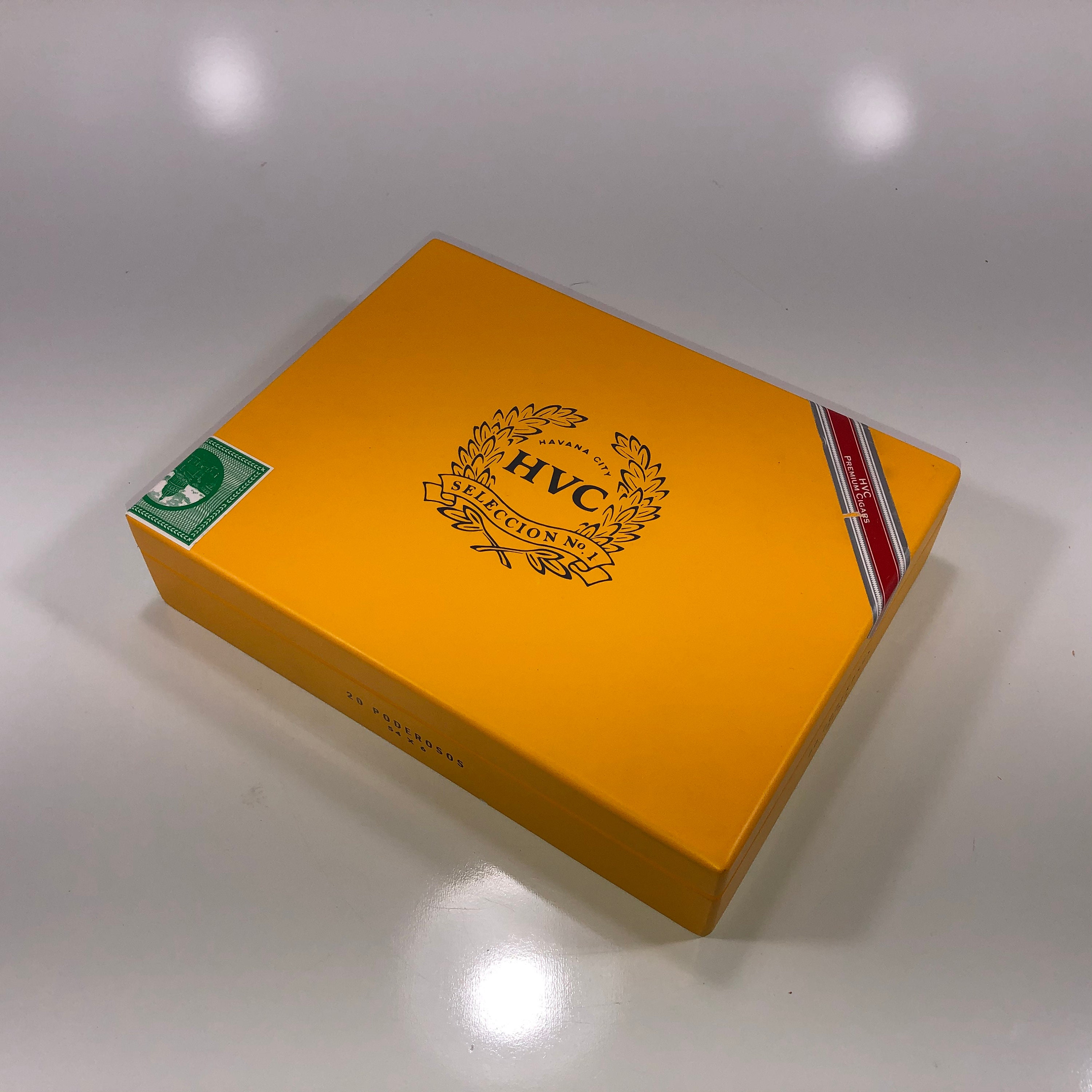 HVC Seleccion Poderosos Empty Wooden Cigar Box 9.5x7.25x2 - Etsy