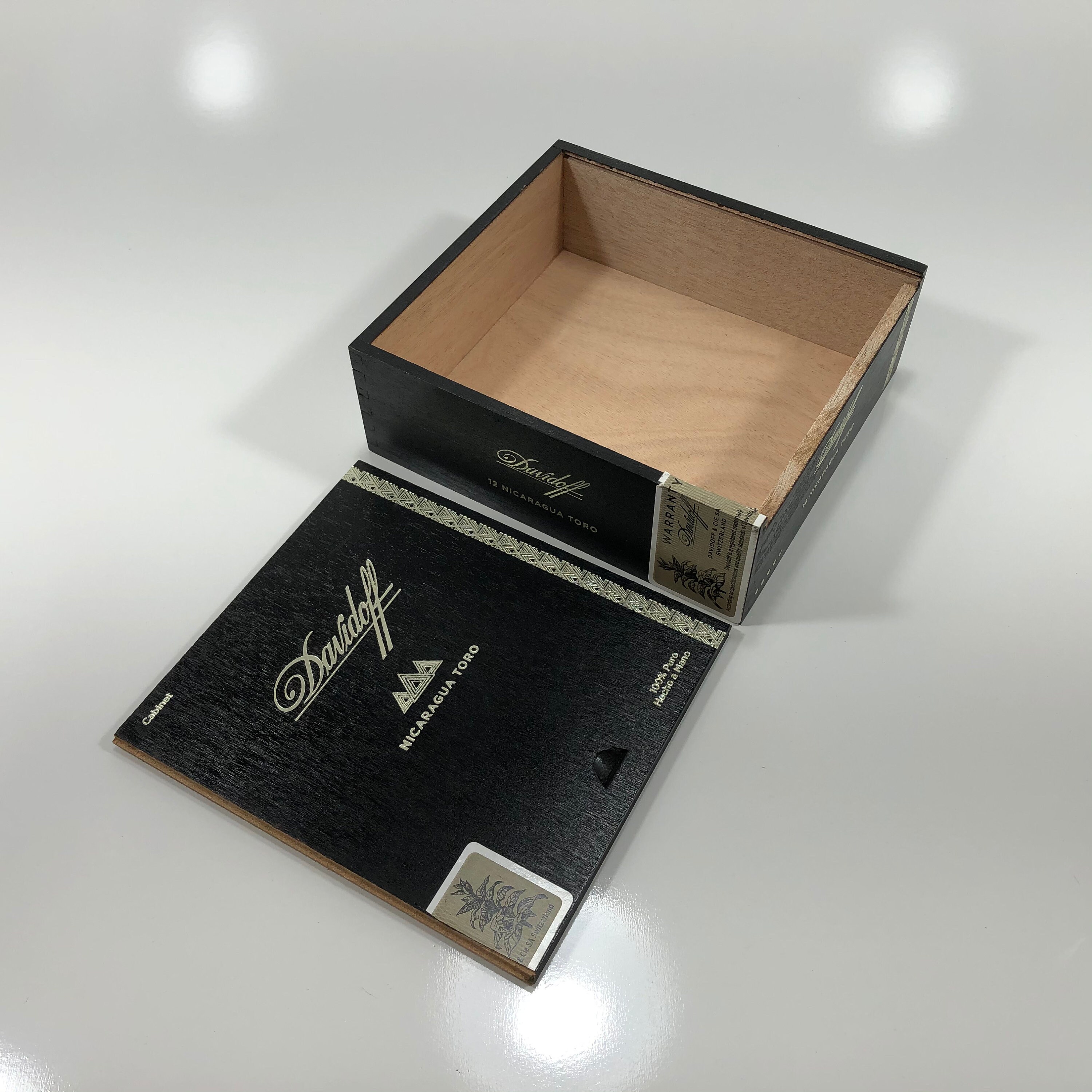 Davidoff Nicaragua Toro Empty Wooden Cigar Box 5.5x6.25x2 - Etsy