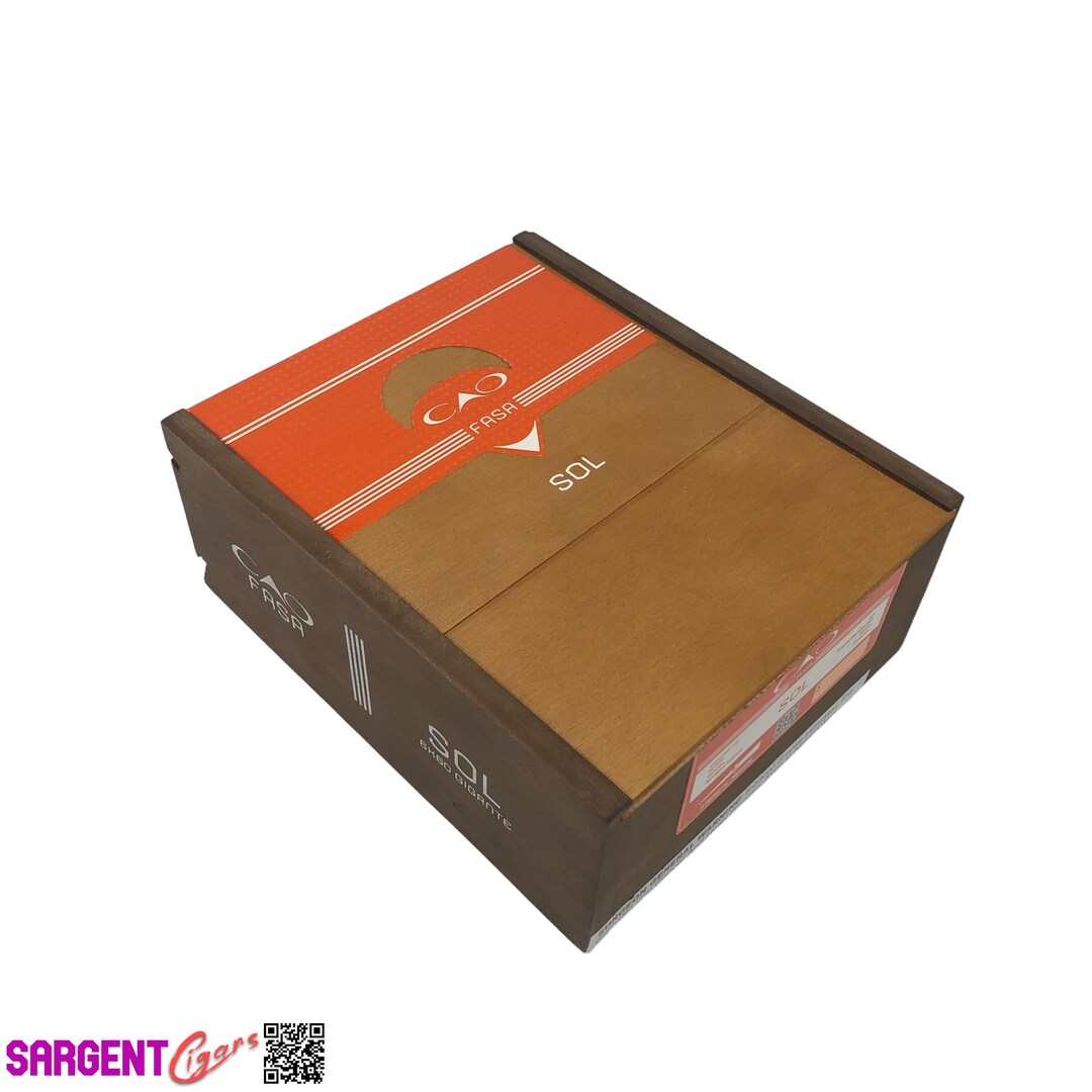 Cao Fasa Sol Gigante Empty Wooden Cigar Box 7x8.5x3.5 - Etsy Canada