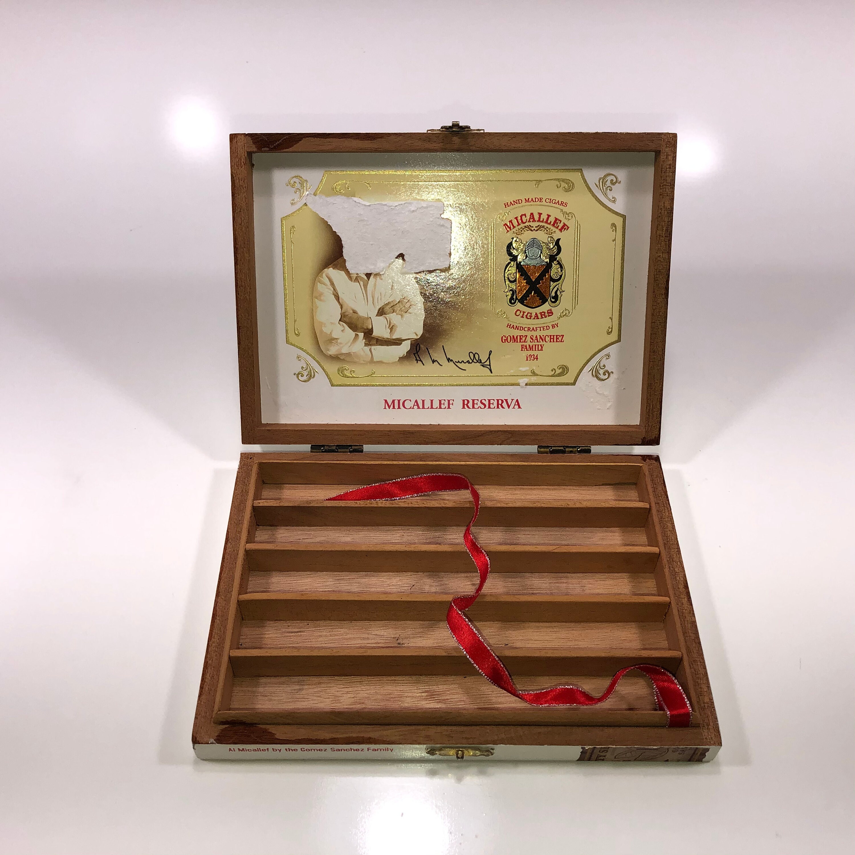 Micallef Empty Wooden Cigar Box 8x5.75x1.25 - Etsy