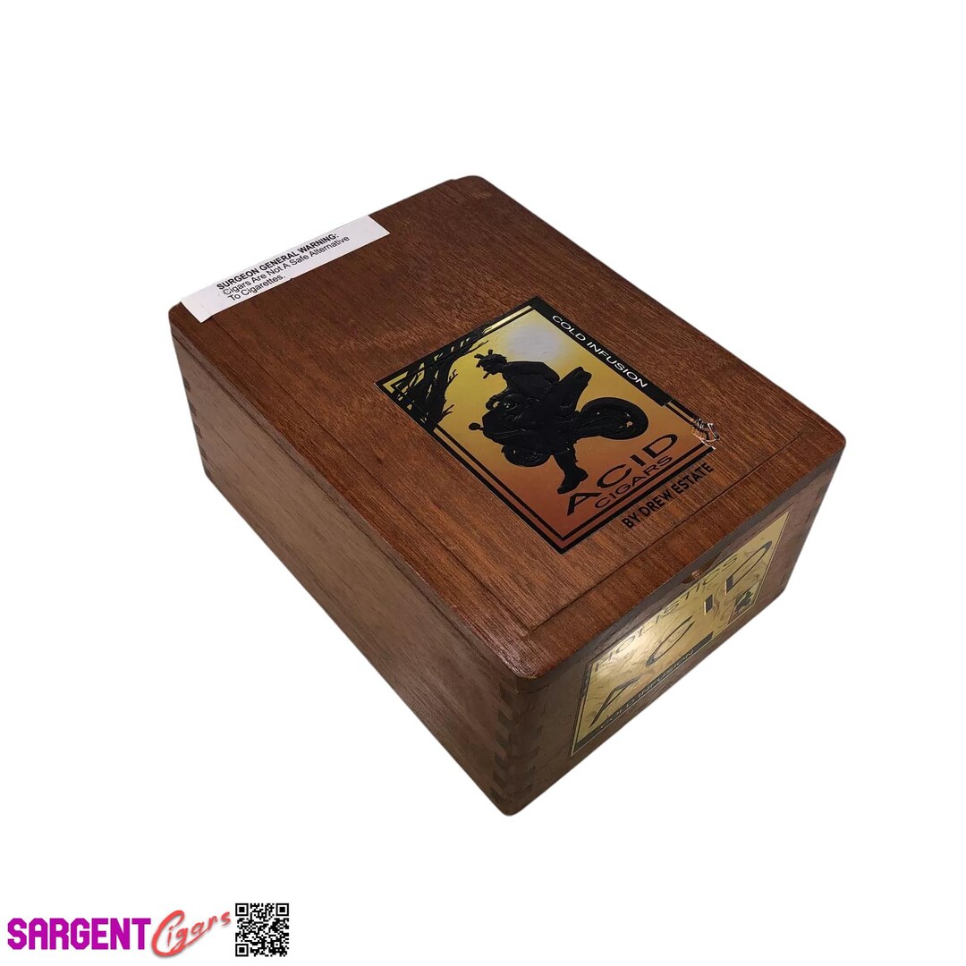 Acid Cold Infusion Empty Wooden Cigar Box 6x8.25x3.5 - Etsy