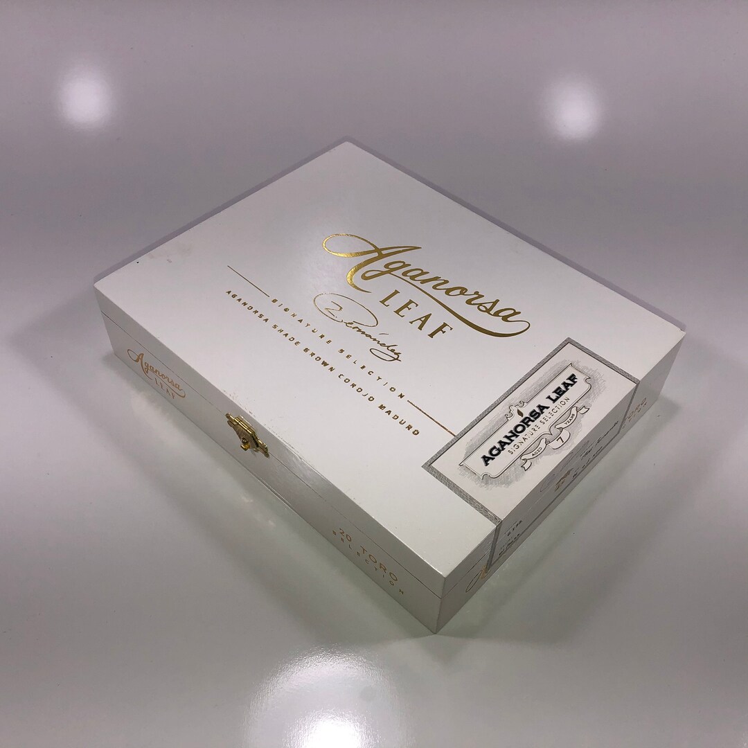 Aganorsa Leaf Toro Empty Wooden Cigar Box 9.25x7.25x2 - Etsy