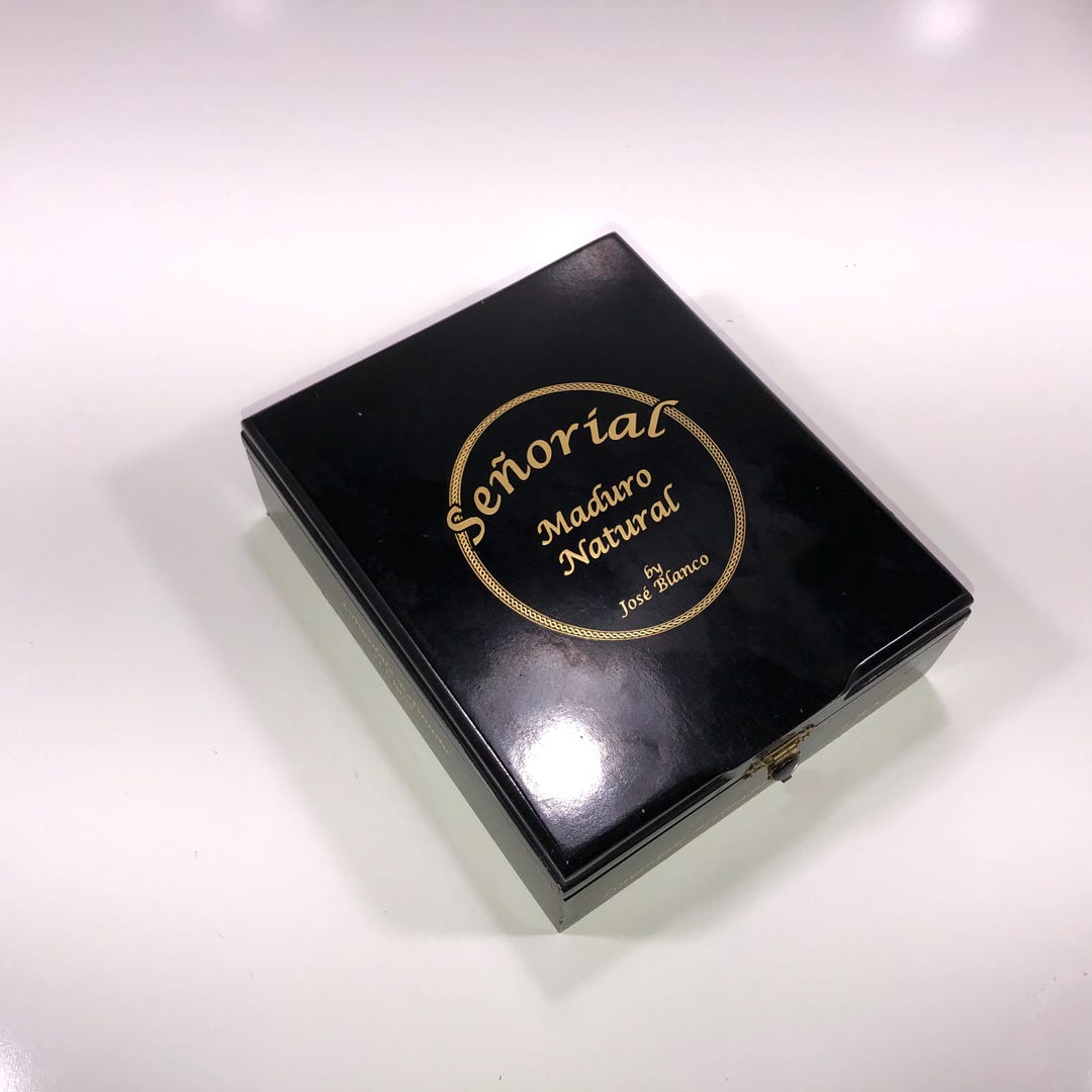 Senorial Refinado Empty Wooden Cigar Box 6.25x7.5x2.5 - Etsy