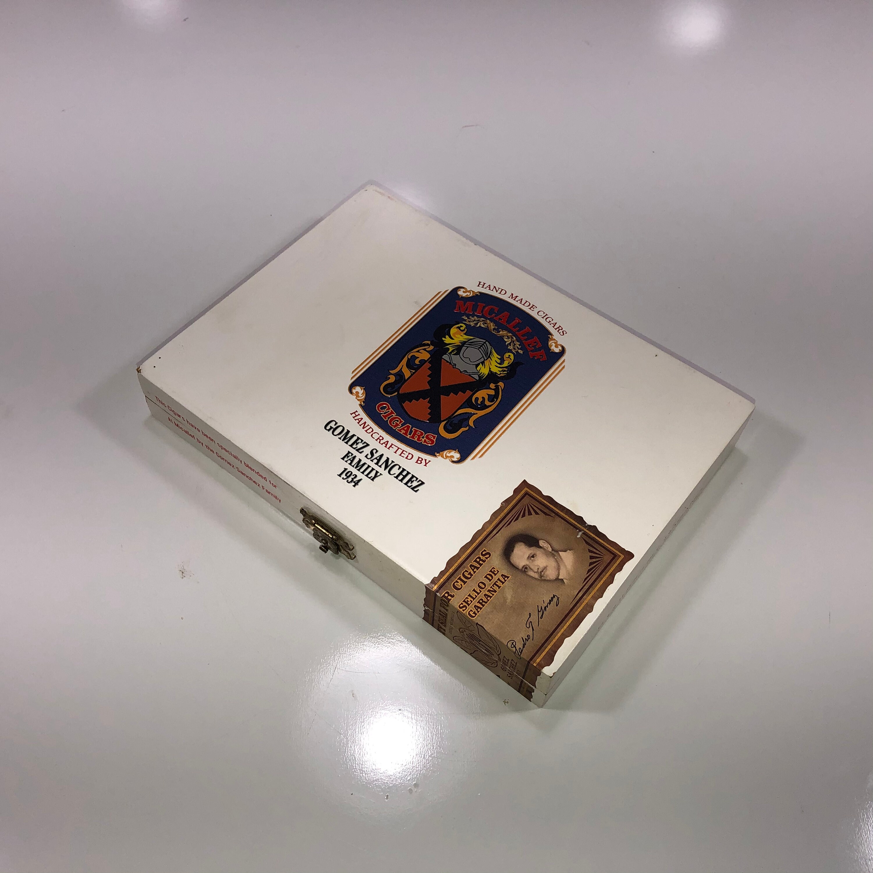 Micallef Empty Wooden Cigar Box 8x5.75x1.25 - Etsy