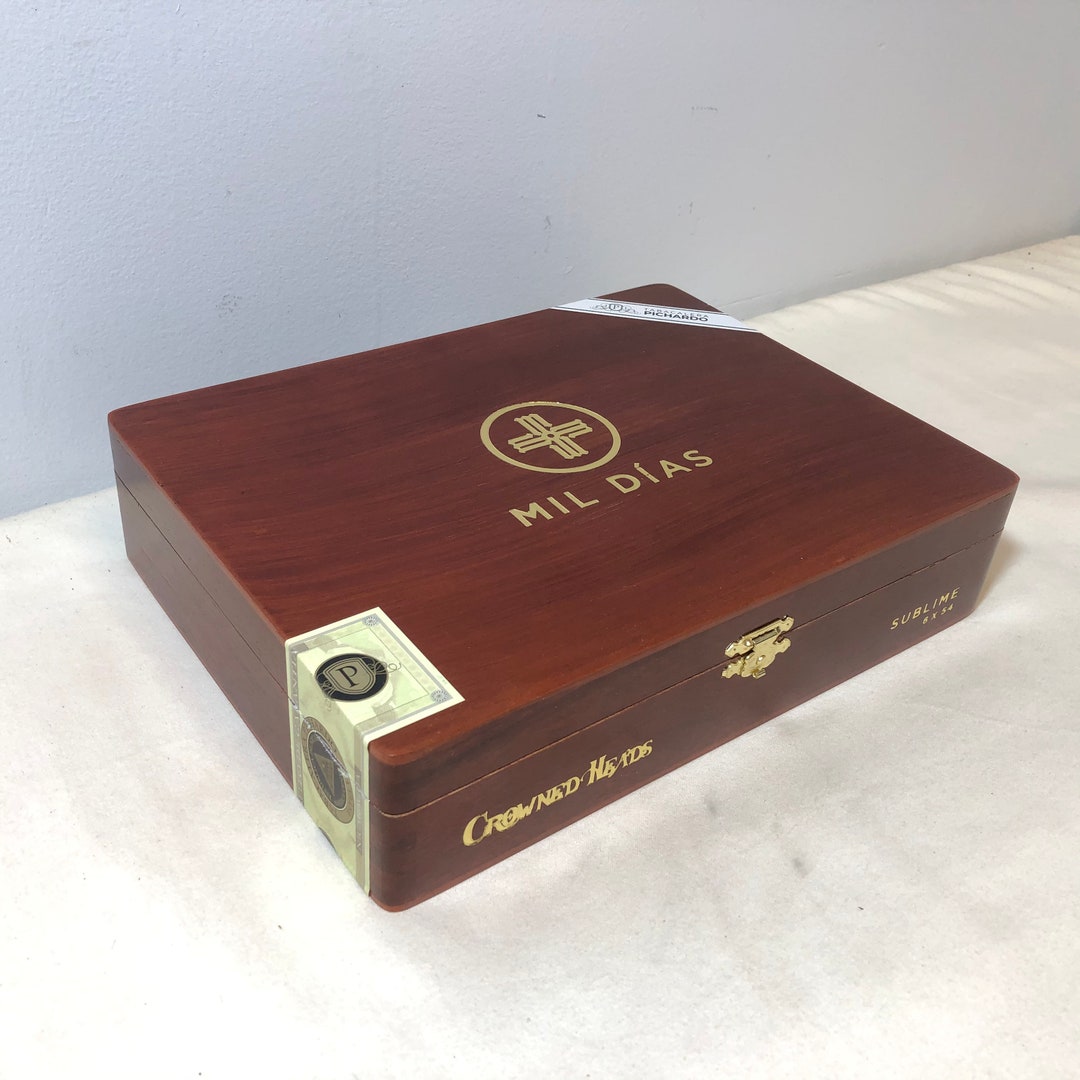 Mil Dias Sublime Empty Wooden Cigar Box 9.25x7x2 - Etsy