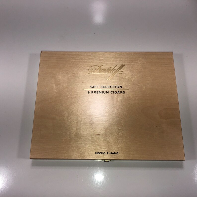 Davidoff Empty Wooden Cigar Box 10.75x8.5x1.25 - Etsy