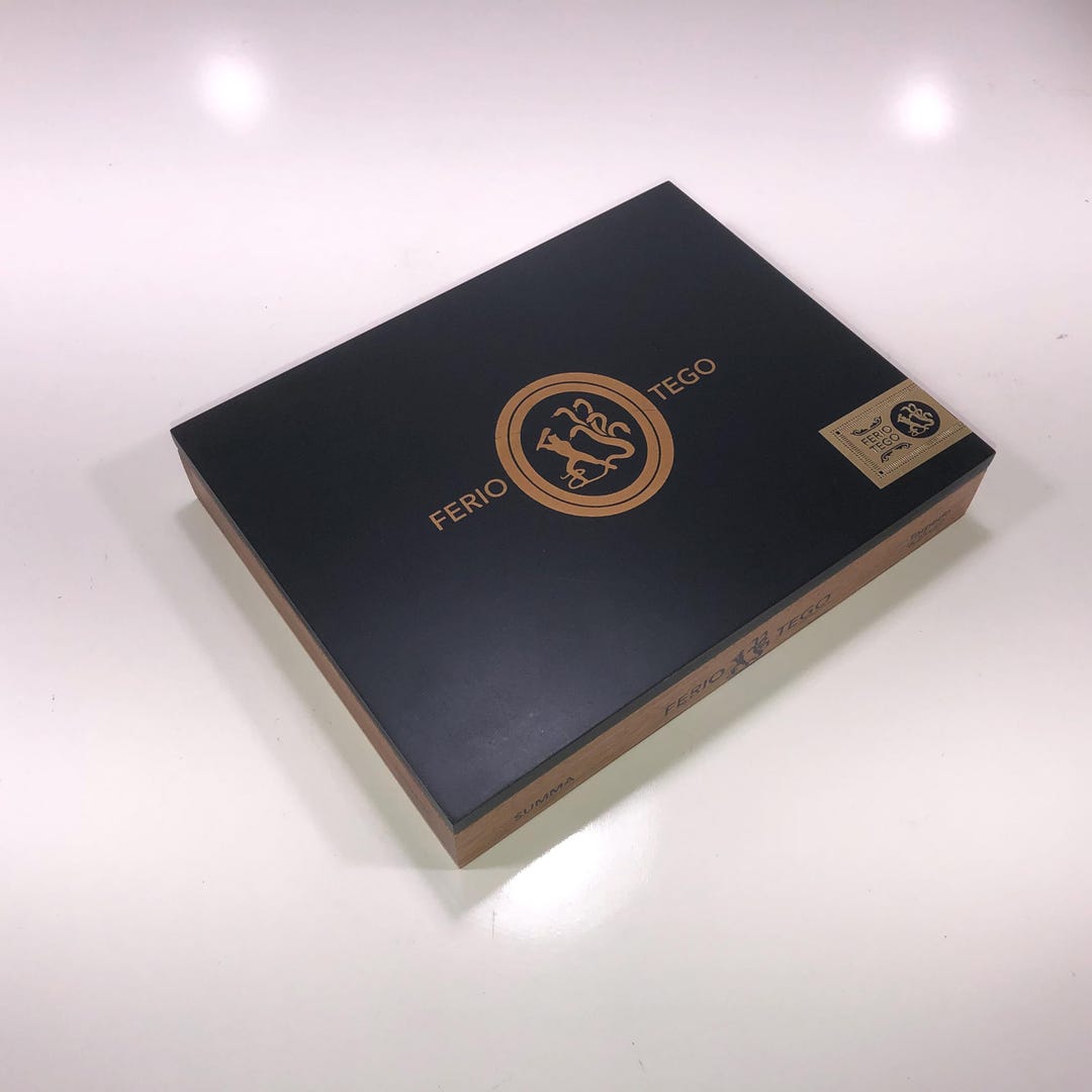 Ferio Tego Summa Torpedo Empty Wooden Cigar Box 9.25x7.25x1.5 - Etsy