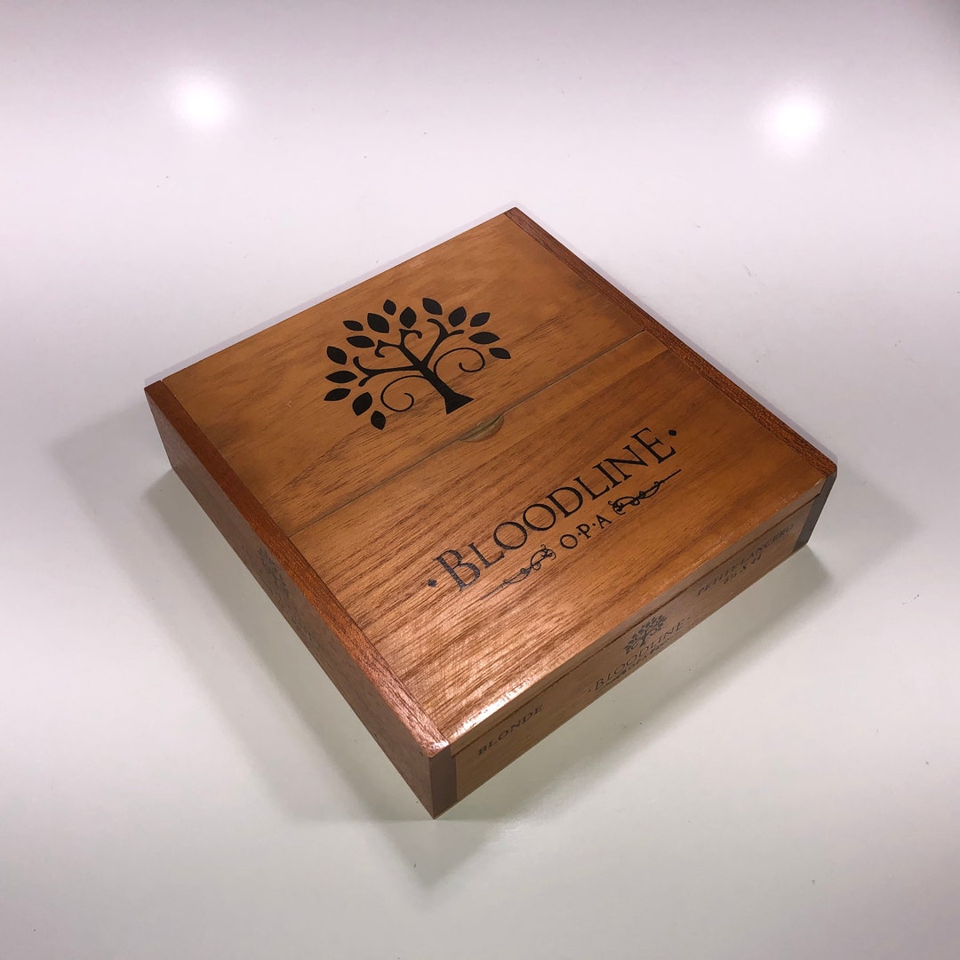 Esteban Carreras Bloodline Lancero Empty Wooden Cigar Box - Etsy