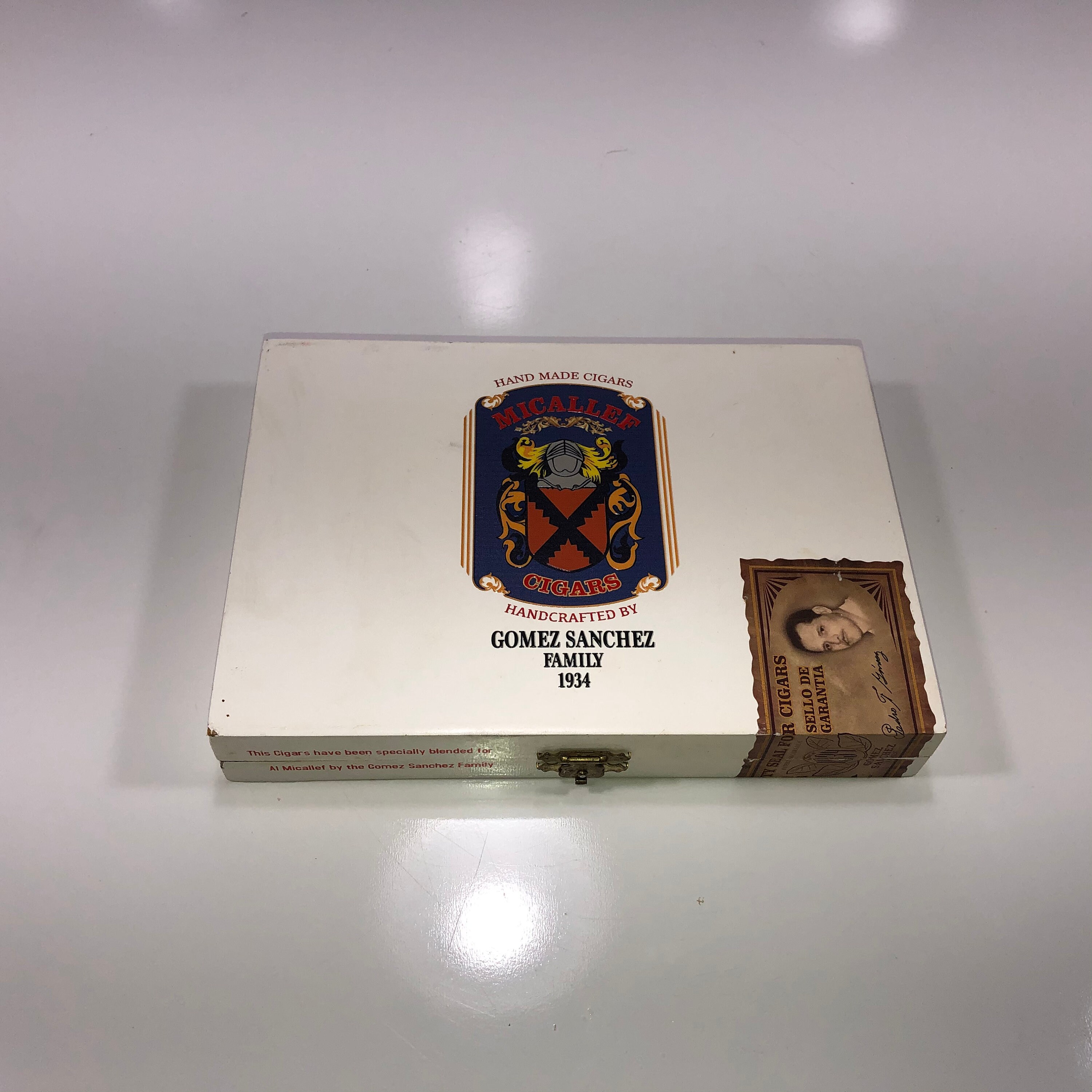 Micallef Empty Wooden Cigar Box 8x5.75x1.25 - Etsy