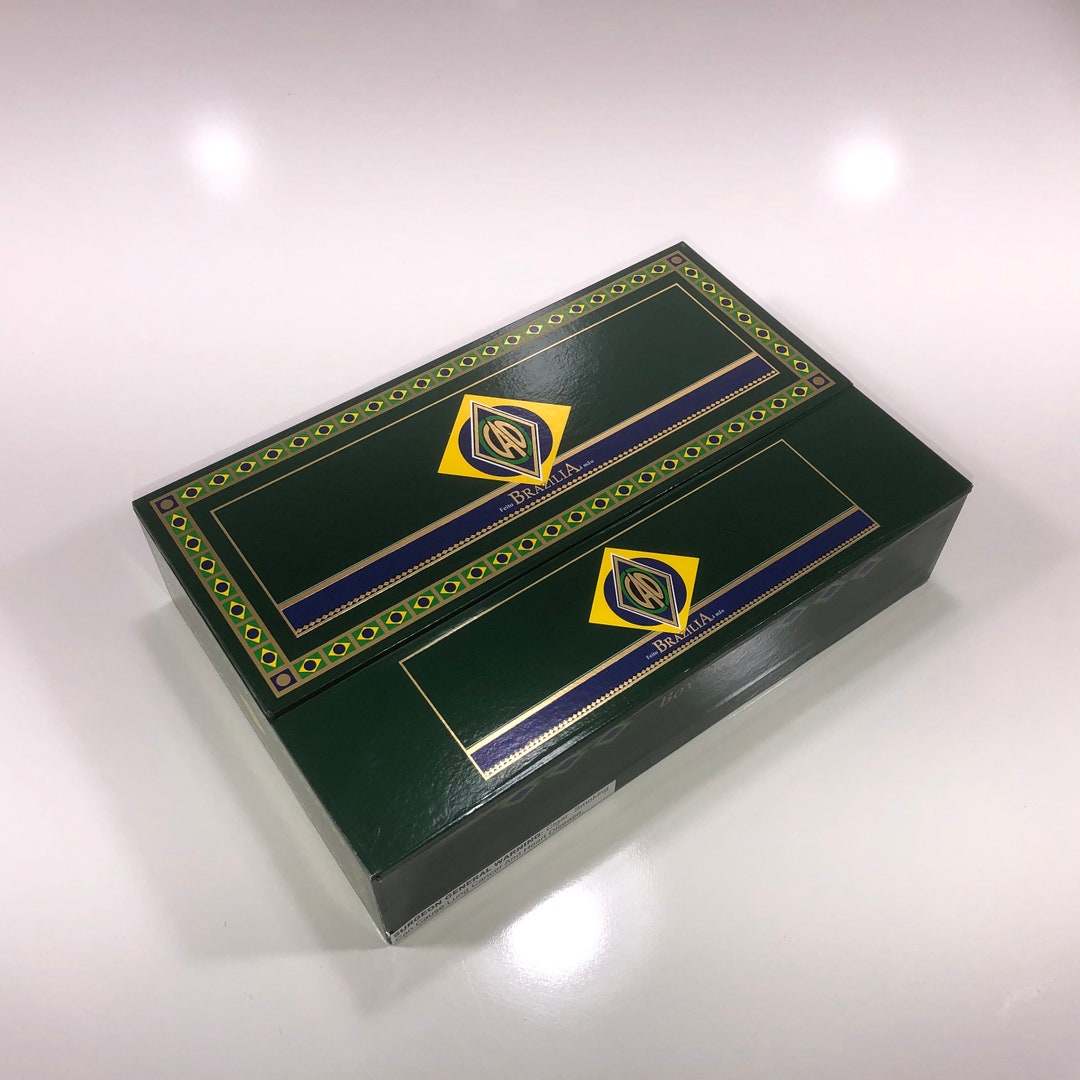 CAO Brazilia Box Pressed Empty Wooden Cigar Box 10.5x7x2.5 - Etsy