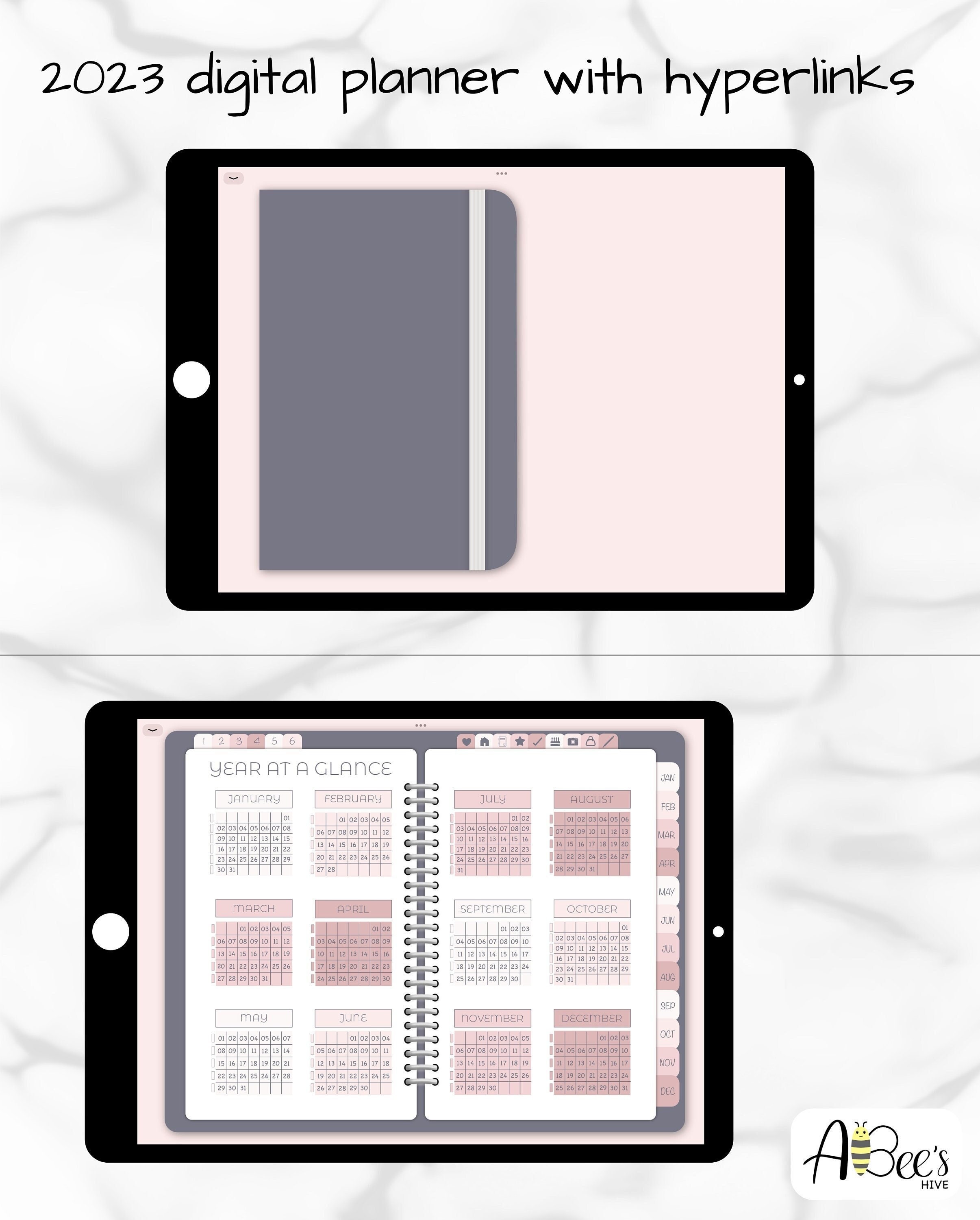 2023 Digital Planner 2023 Digital Diary Goodnotes Planner - Etsy