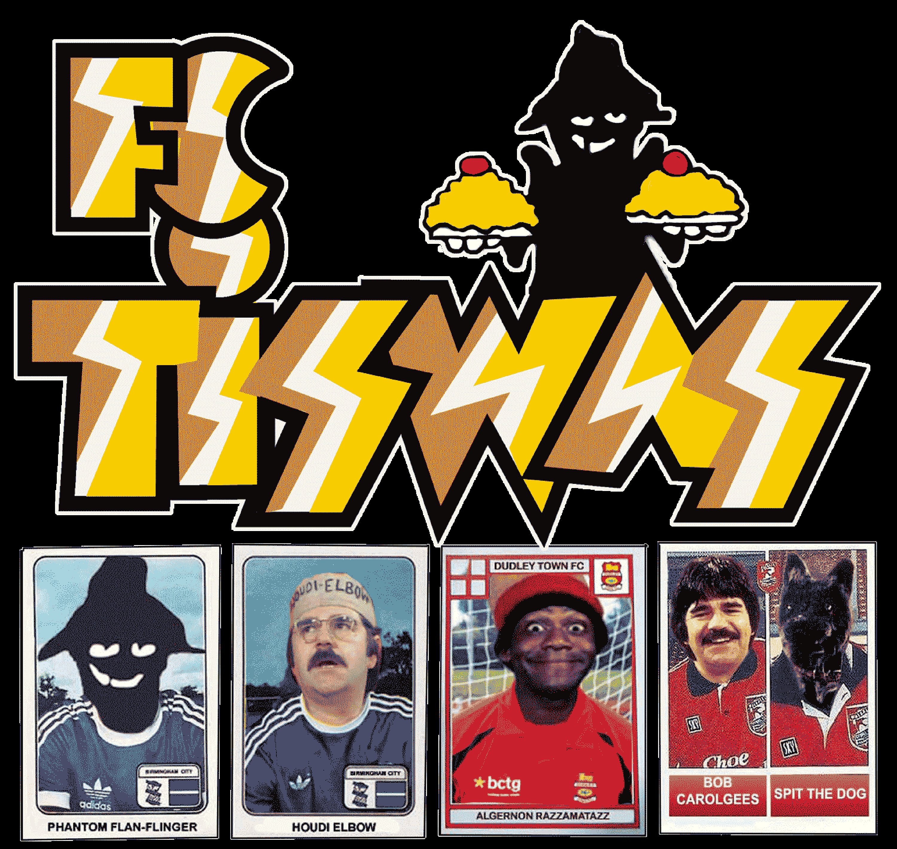 FC Tiswas Football Stickers T-shirt - Etsy UK