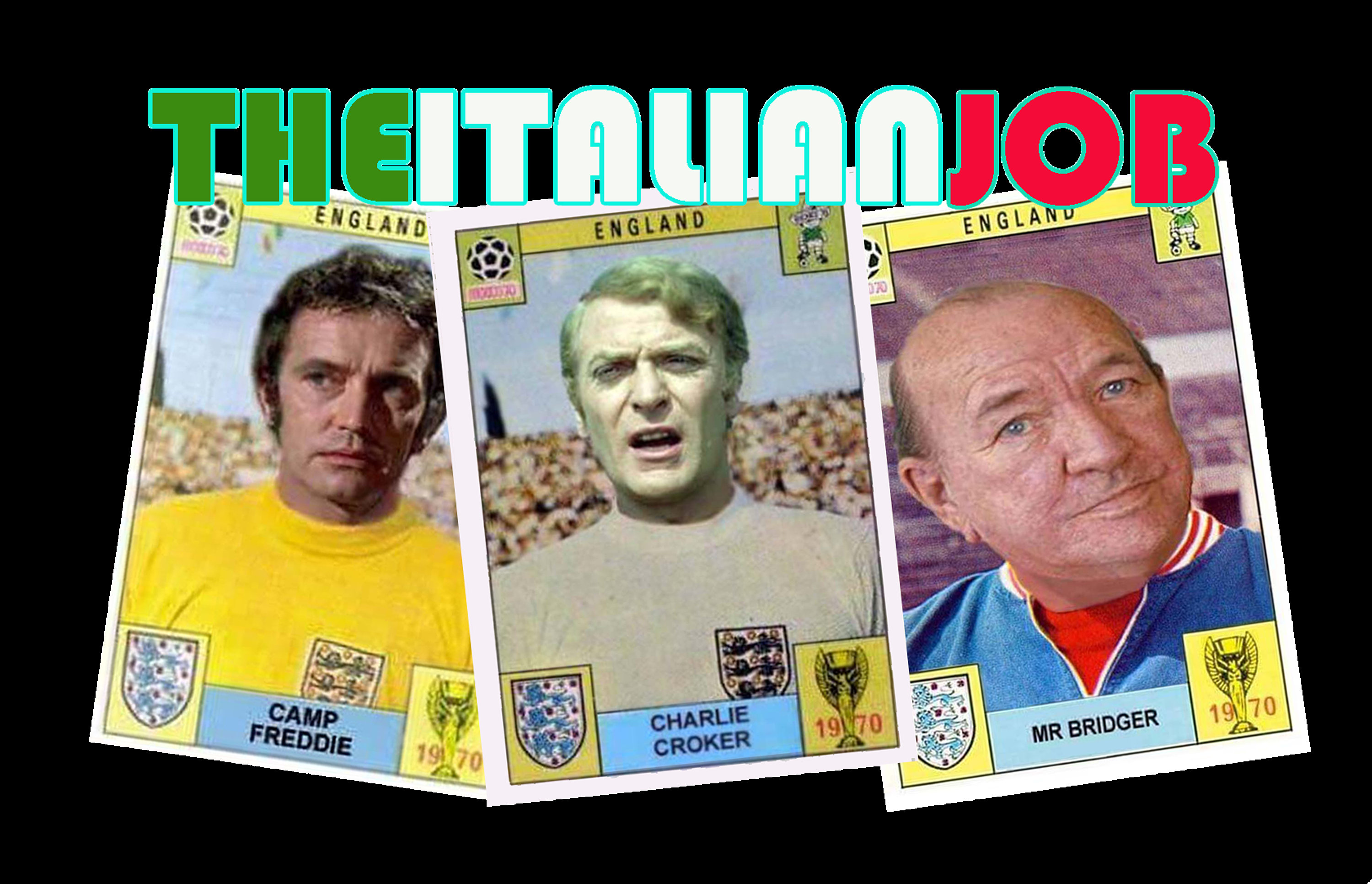 The Italian Job Celebrity Football Stickers T-shirt - Etsy UK