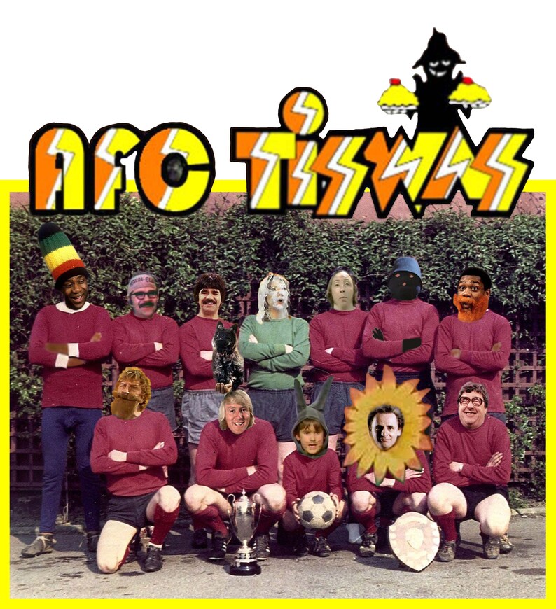 AFC Tiswas Characters Football Team Line-up T-shirt - Etsy