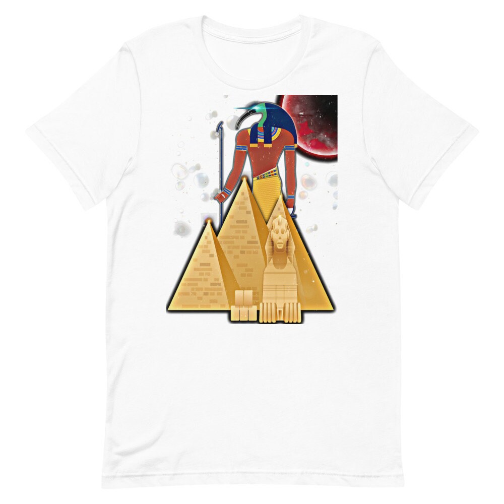 Egyptian God Thoth, Egyptian Pyramids Ancient Unisex T-shirt - Etsy