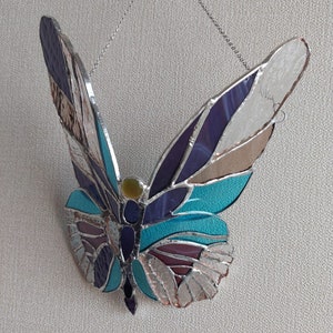 Flying Butterfly Stained Glass, Nevertheless Window Suncatcher ...