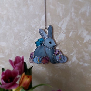 Stained Glass Easter Bunny - Etsy