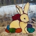 Stained Glass Easter Bunny, Eggs Suncatcher - Etsy