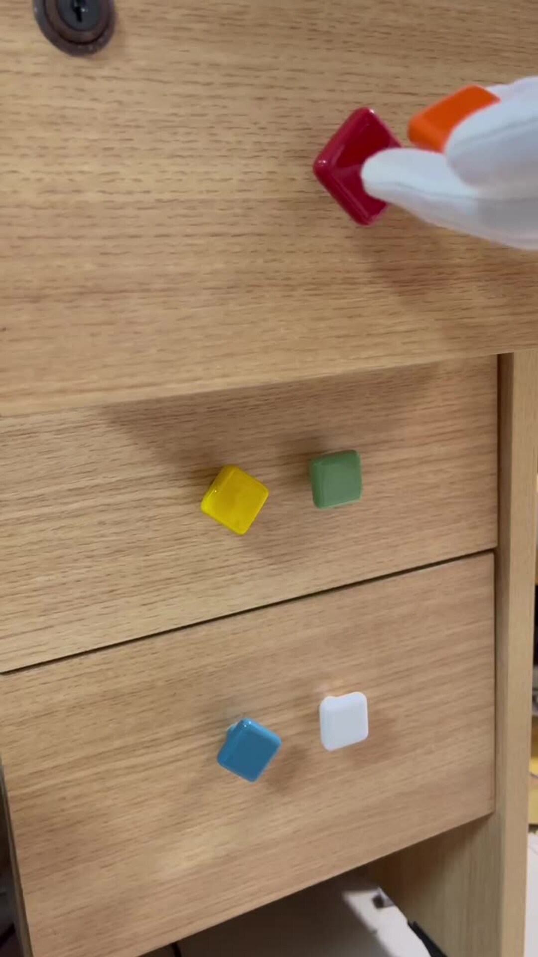 Colorful Ceramic Knobs Square Ceramic Knobs Kids Children Drawer Knobs Cupboard Knobs Ceramic ...