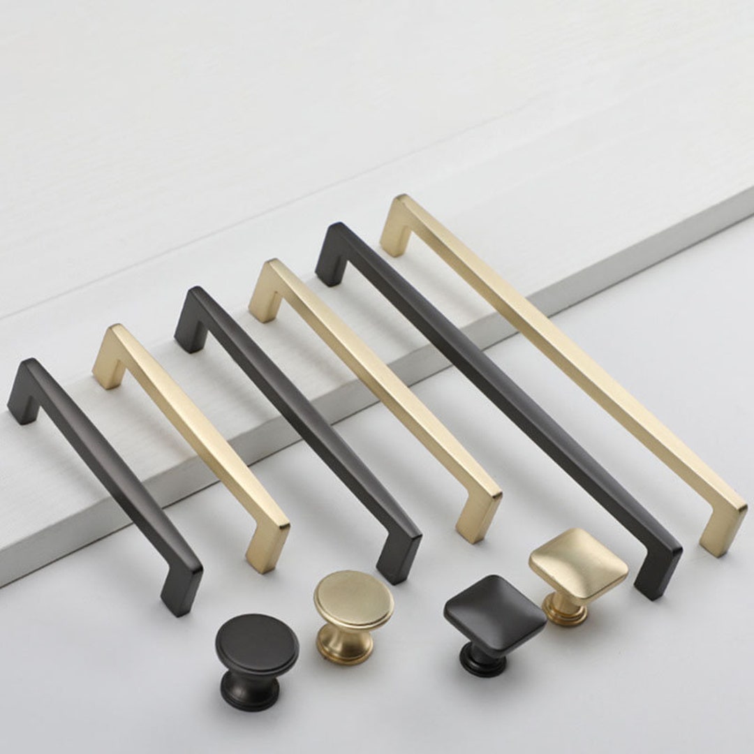 Modern Kitchen Cabinet Handles Square Cabinet Handle Cupboard Handles ...