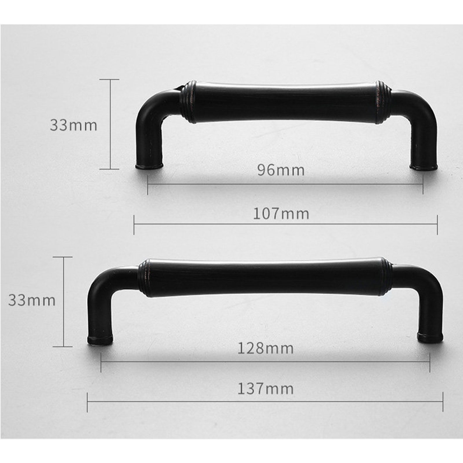 Black Country Stylecabinet Handle / Solid Aluminum Alloy - Etsy