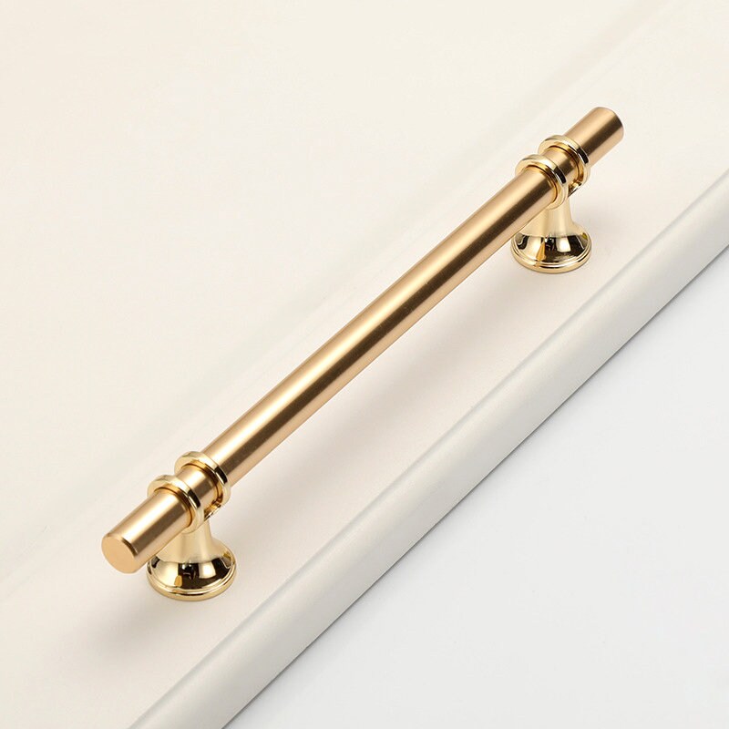 Gold Cabinet Handlesmodern Kitchen Cabinet Handles /gold T - Etsy