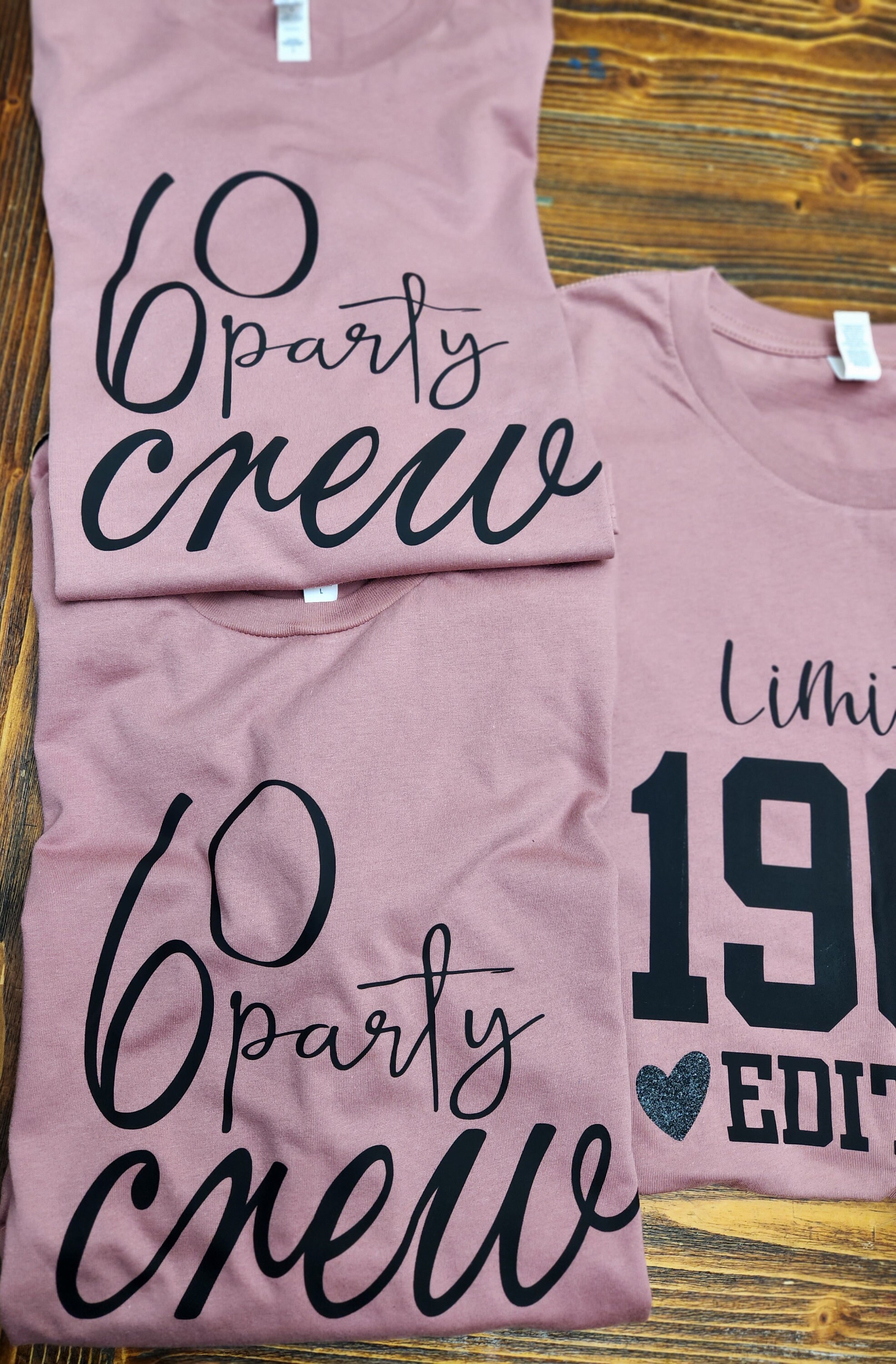 Birthday Crew Shirts, 60th Birthday Shirt, Any Age Birthday Shirt ...