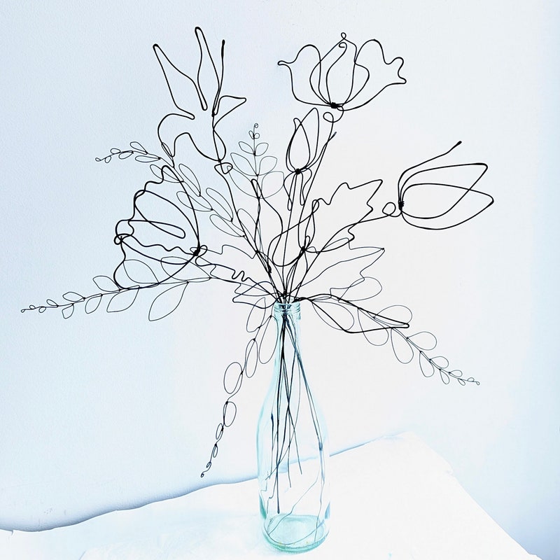 Metal Flowers - Etsy