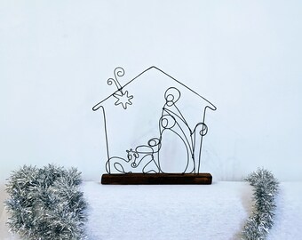 Wire Nativity Scene - Etsy