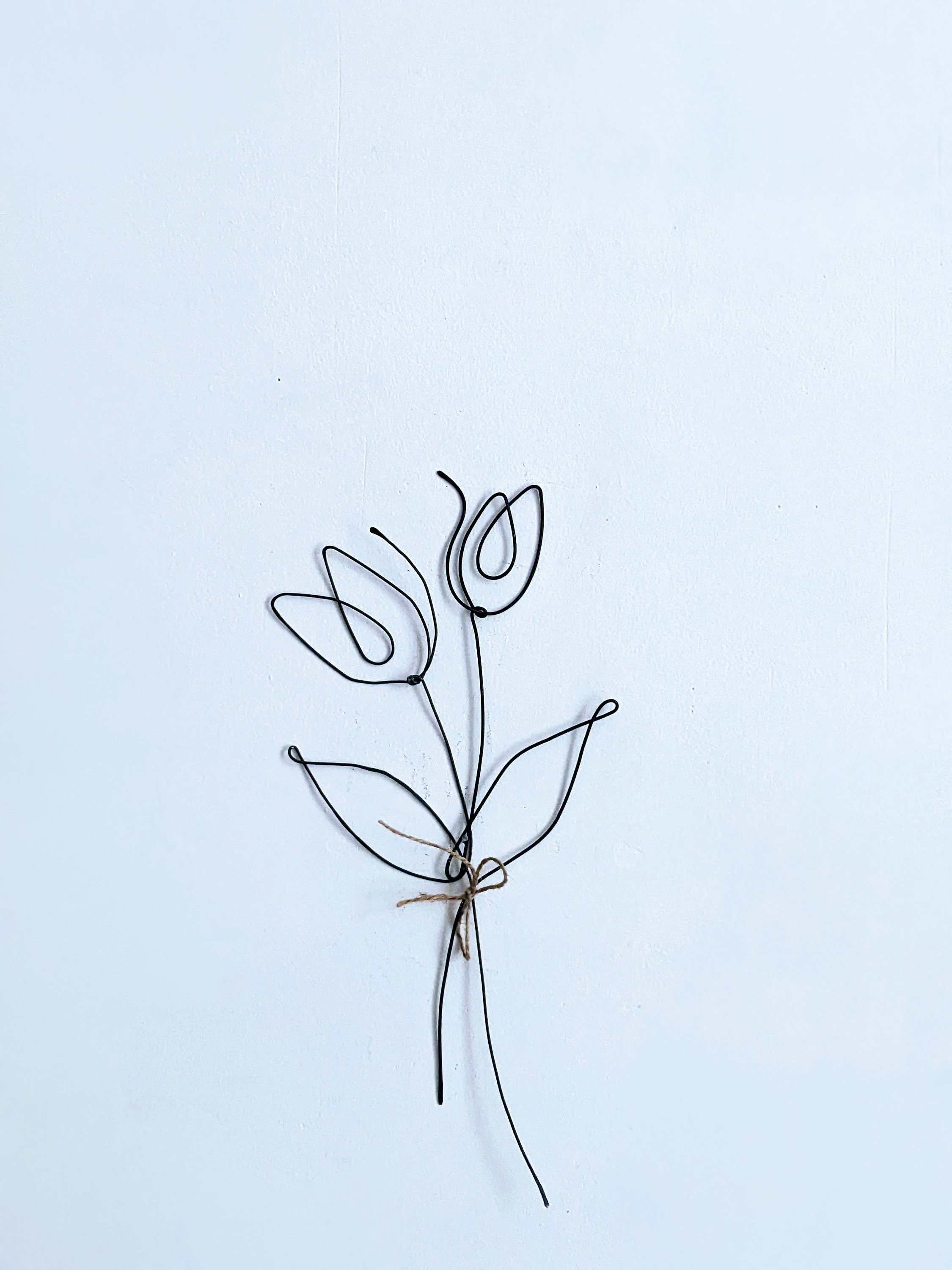 Flower Wire Sculpture