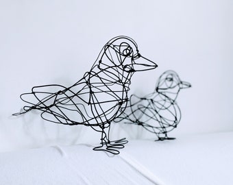 Crow Wire Sculpture - Etsy
