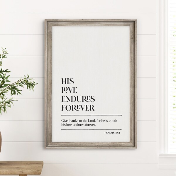 Love Endures Forever - Etsy