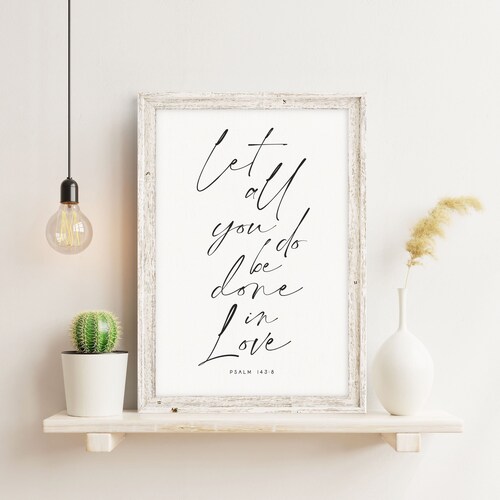 Bible Verse Decor Christian Wall Art Scripture Signs Wall - Etsy