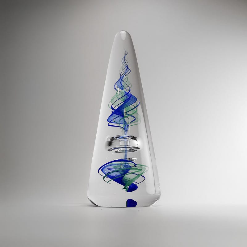 Glass Cone Sculpture - Etsy