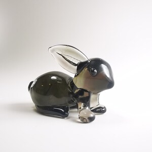 Handmade Blown Glass Rabbit Mini Souvenir Symbol of 2023 Small Figurine ...