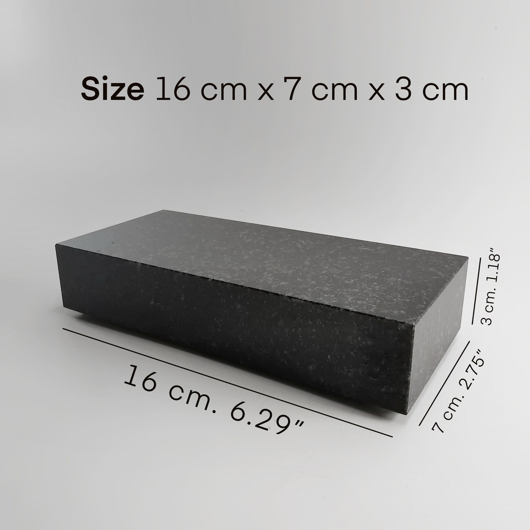 Black Polished Stone Display Block: Photography Prop (6.29") - Etsy