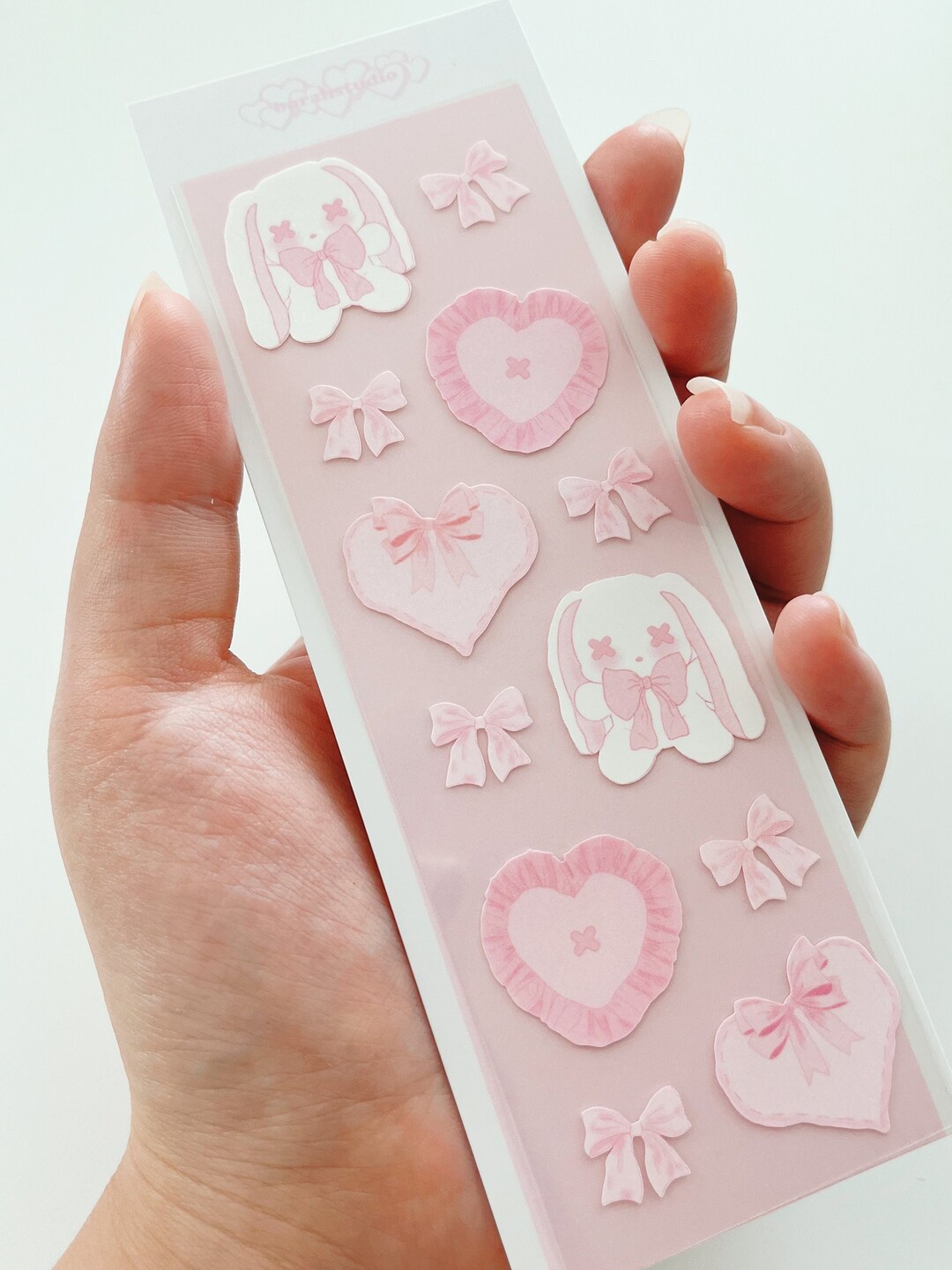 Lola's Vintage V2 Love Deco Stickers, Cupid Arrow, Heart Polco Cute ...