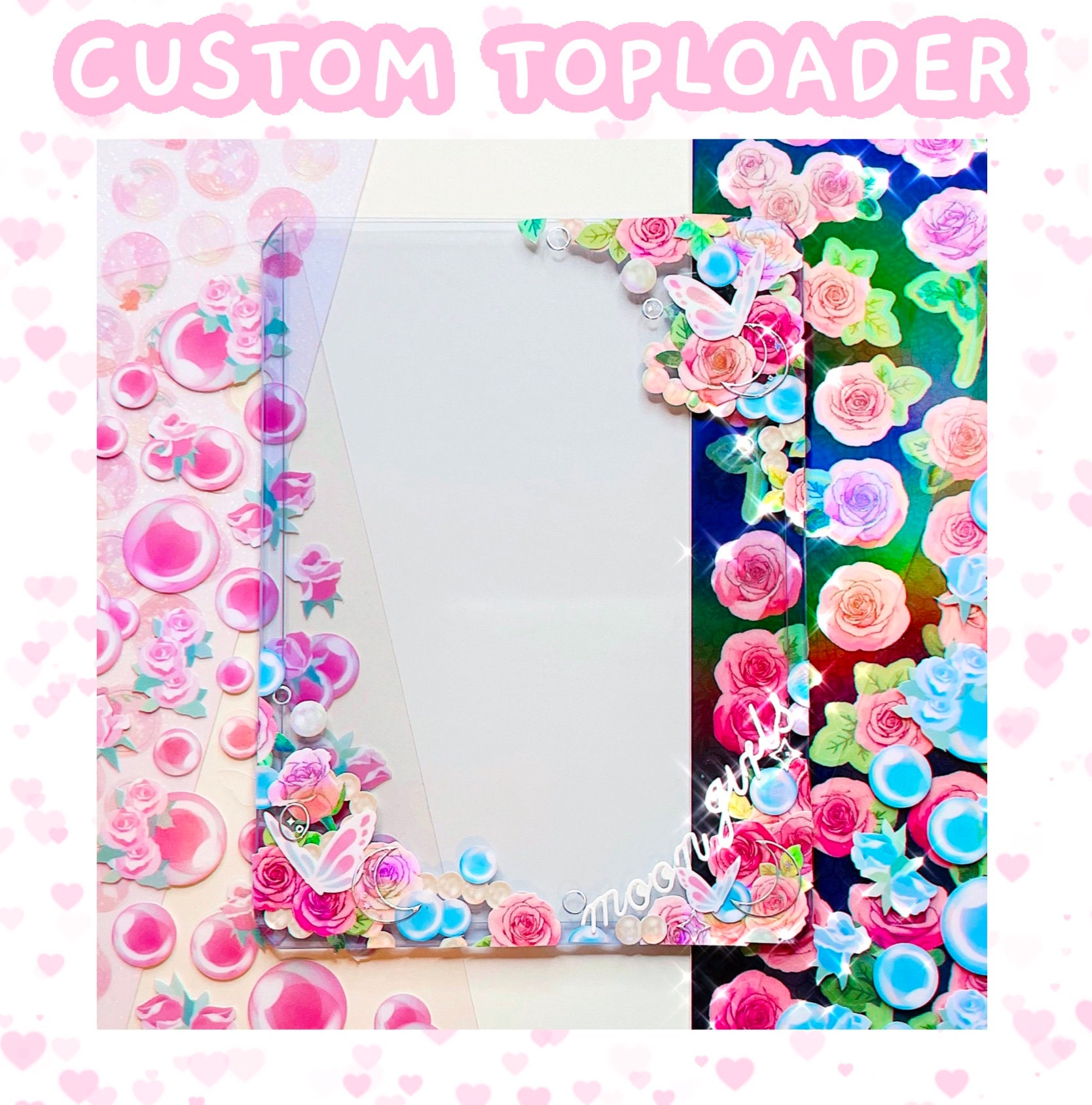 Vaccination Card Custom Decorated Toploader Kpop Photocard | Etsy