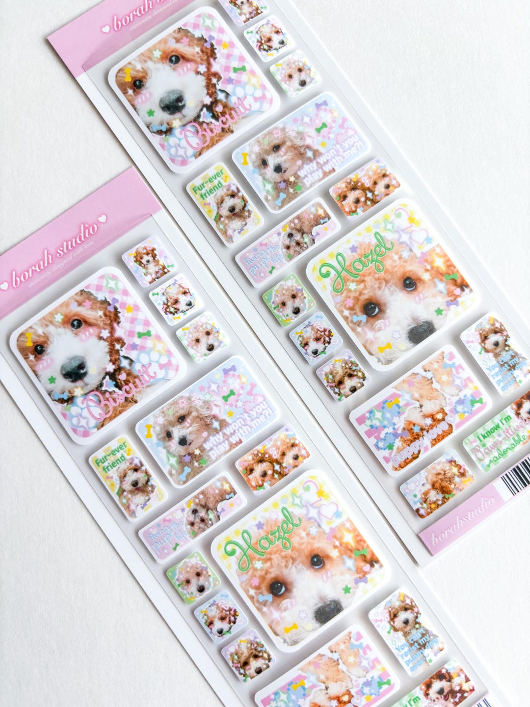 Biscuit & Hazel 01 Deco Sticker, Toploader Deco Stickers, Polco Deco ...