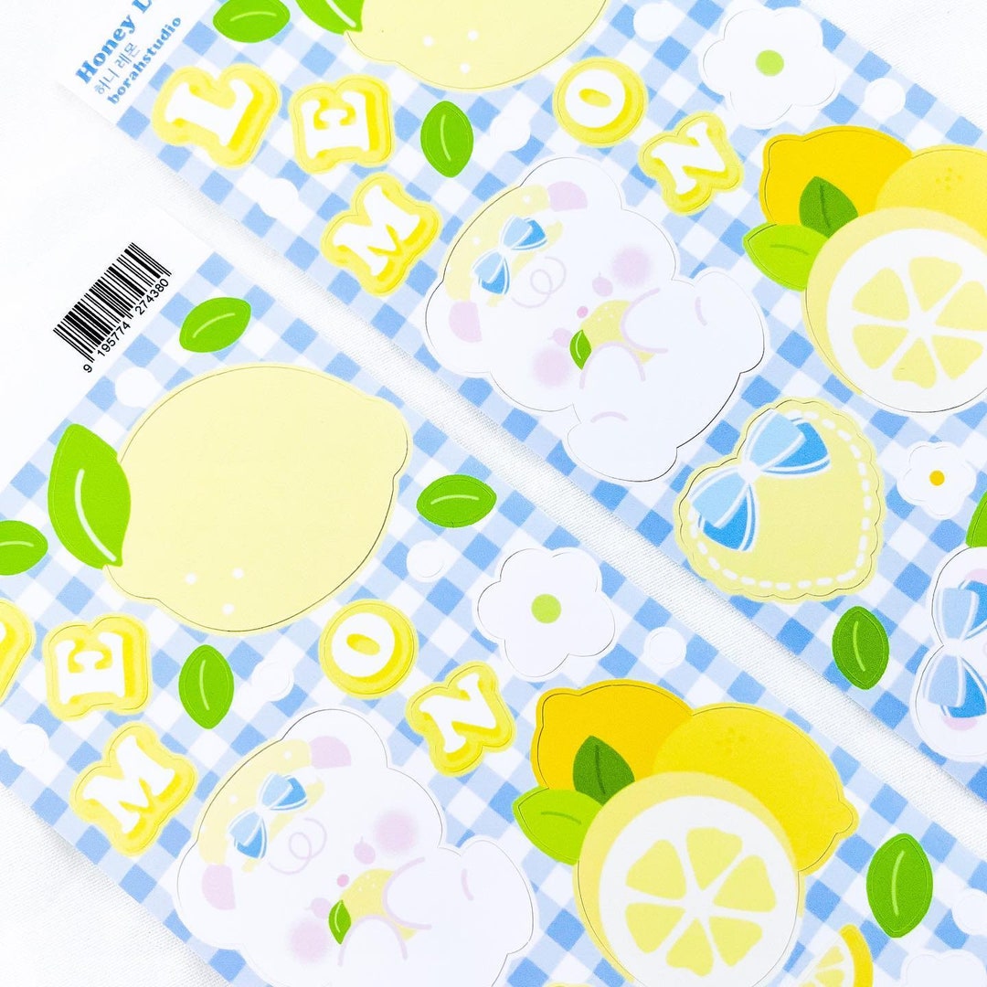 Honey Lemon Bujo Sticker, Cute Illustration, Kpop Polco Stickers, Kpop ...